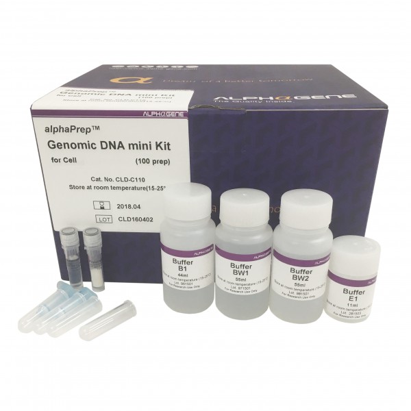 alphaPrep™ Genomic DNA mini Kit for Cell > Spin-column method | 알파젠